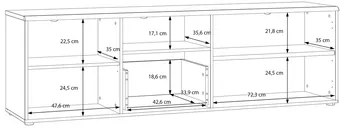 TV stolek AKINORI 174,5 cm