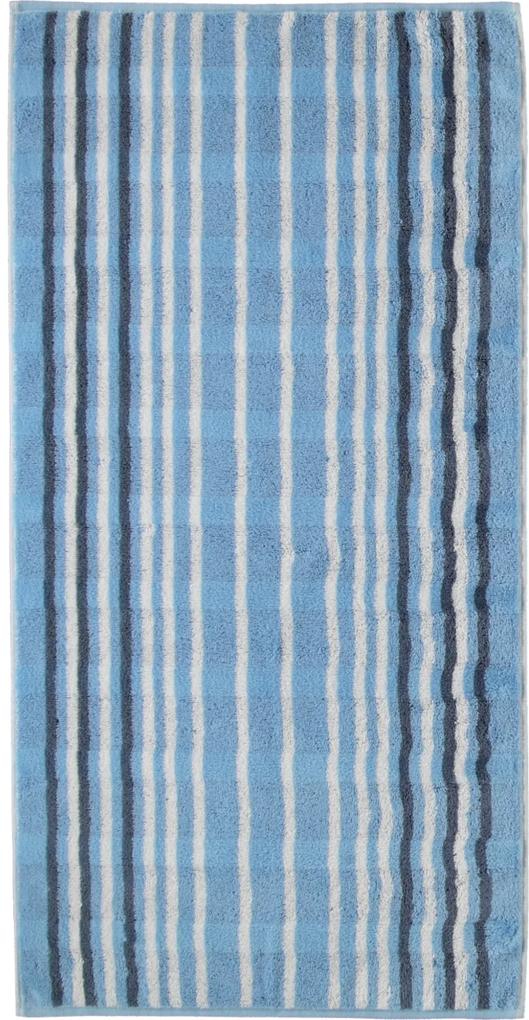 Ručník Noblesse Lines s pruhy 80 x 150 cm modrý