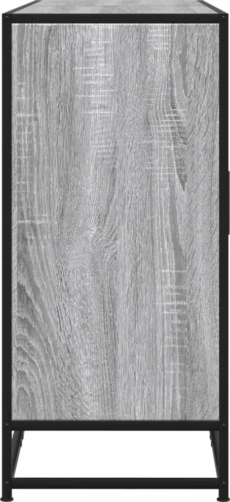 Příborník šedý sonoma 134 x 35 x 76 cm kompozitní dřevo 3300818