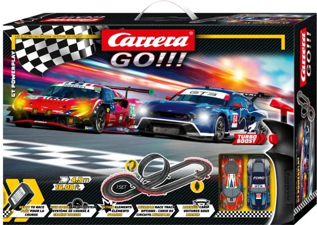 Závodní dráha Carrera Go 20062597 GT Powerplay 4,9m