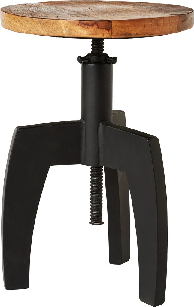 XXXLutz TABURET, dřevo, kov, 36/48/36 cm Ambia Home - Taburety - 000377005801