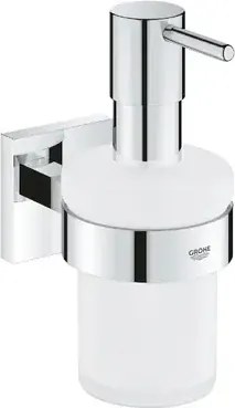 Grohe QuickFix Start Cube - Dávkovač mýdla s držákem sklo/chrom