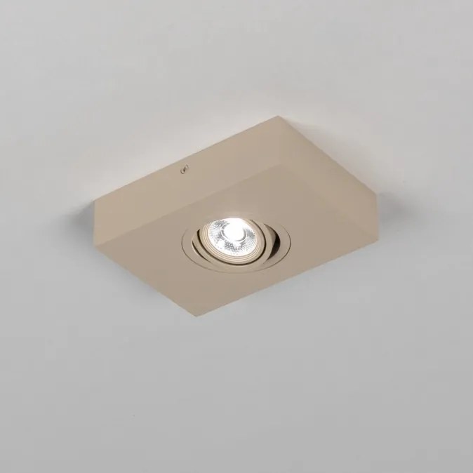 Stropní LED svítidlo Spot Quality Quadra 1 Taupe