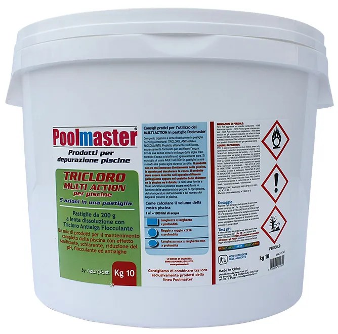 Poolmaster TriCHLOR MULTI ACTION tablety 200 g (10 kg)