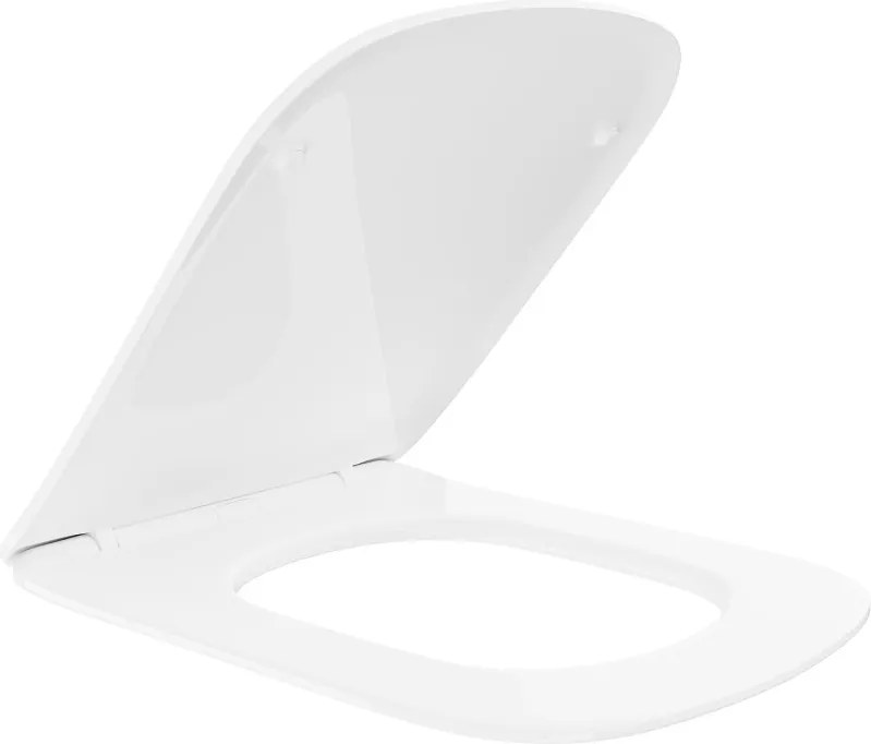 Mexen sedátko pomalu sklápěcí slim, duroplast, bílý lesk - 39120100
