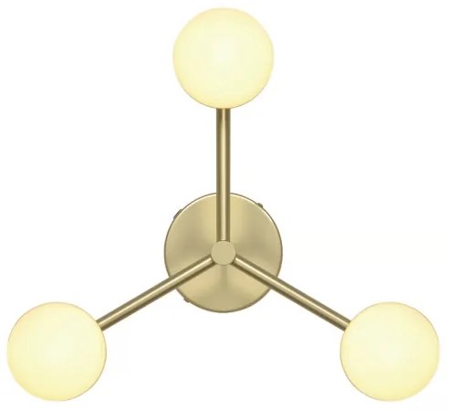 Nordlux - Přisazený lustr CONTINA 3xG9/5W/230V mosaz