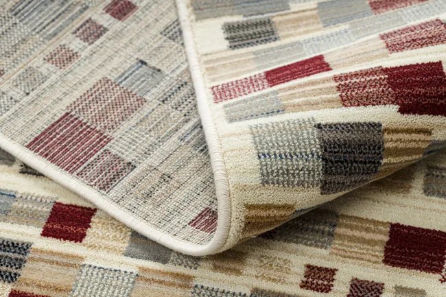 Koberec KILIM 7950/52933 geometrický šedý / béžový