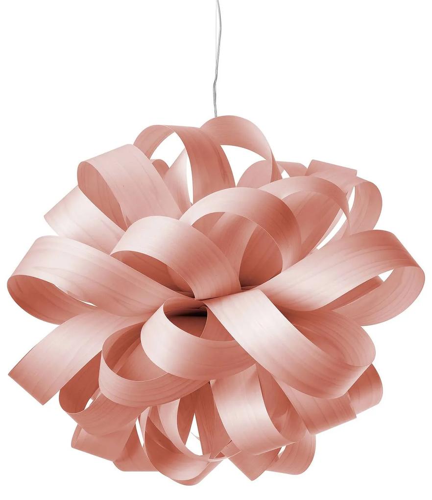 LZF Agatha Ball závěsné světlo, 84x80cm, růžová