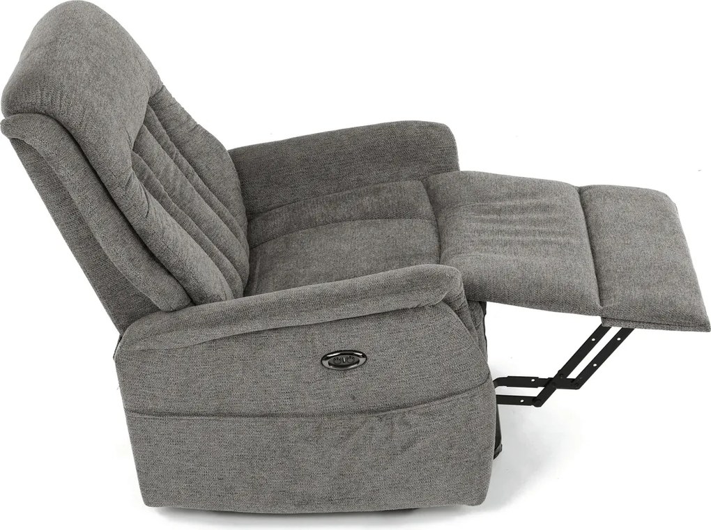 Autronic Polohovací křeslo s elektrickým ovládáním TV-Q8575 Barva potahu: Světle šedá