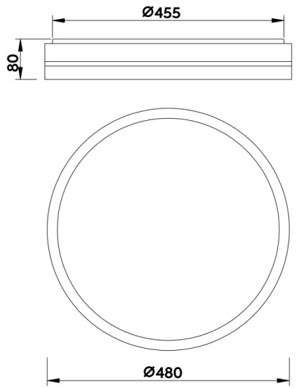 Globo 41759-40 - LED Stmívatelné stropní svítidlo MANNI LED/40W/230V + DO