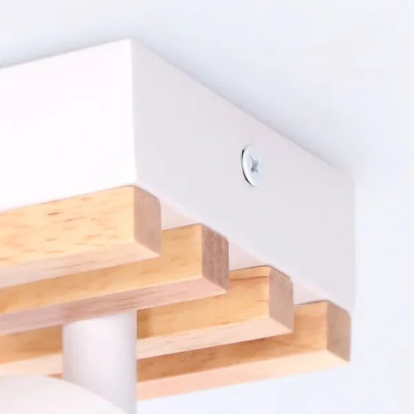 BRILAGI - Bodové svítidlo SELE WOOD ACOUSTIC 3xGU10/30W/230V bílá/dřevo