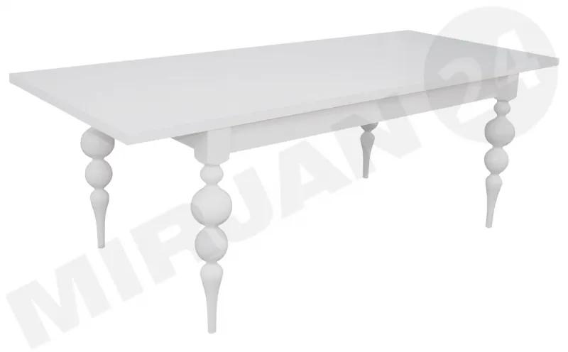 Rozkládací stůl A38, Barva dřeva: bílá