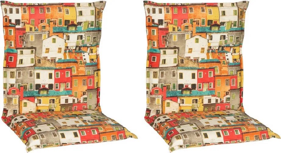 XXXLutz SADA POLSTRŮ NA ŽIDLI 2 ks, 98/46/8 cm Gardenson - Online Only zahradní nábytek - 006285009303