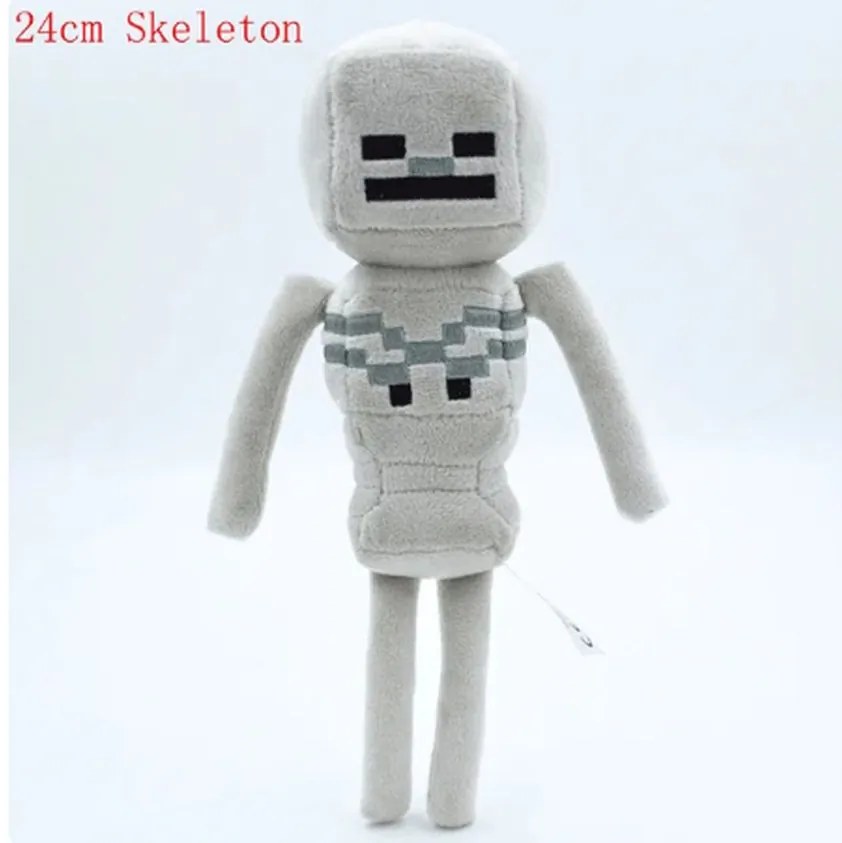 Minecraft plyšový skeleton 24 cm