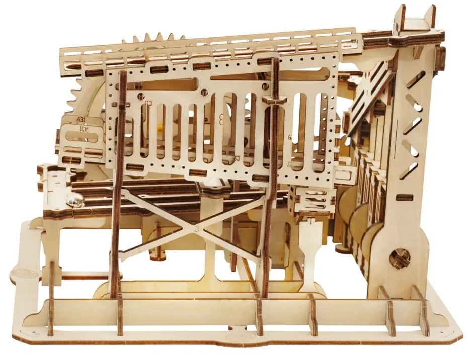 Robotime 3D dřevěné mechanické puzzle Kuličková dráha Marble squad 239 ks
