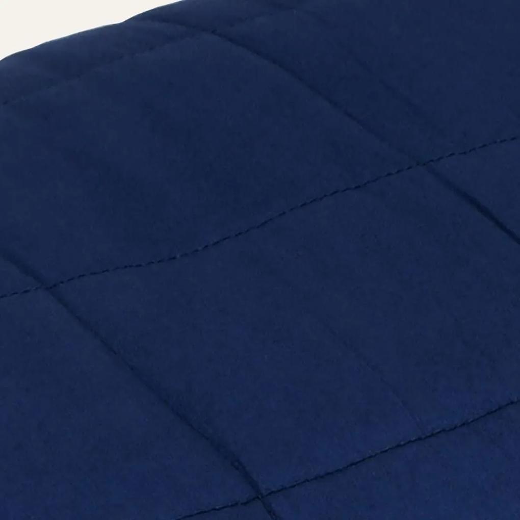 vidaXL Zátěžová deka 220 x 260 cm 11 kg textil [350748] Barva: Modrá