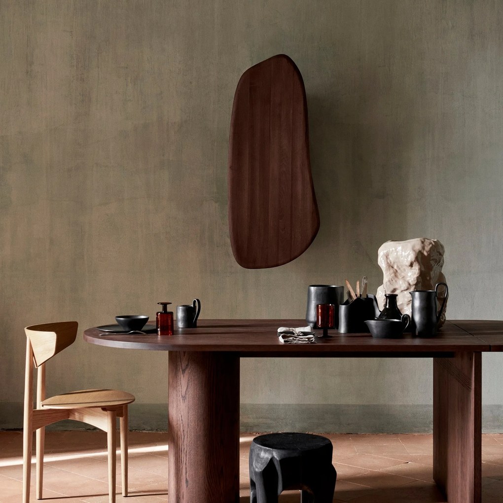 FERM LIVING Nástěnná skříňka Feve, Walnut