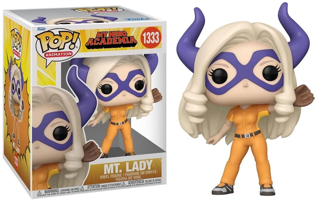 Figurka funko pop! animation my hero academia mt. lady (baseball) 15 cm