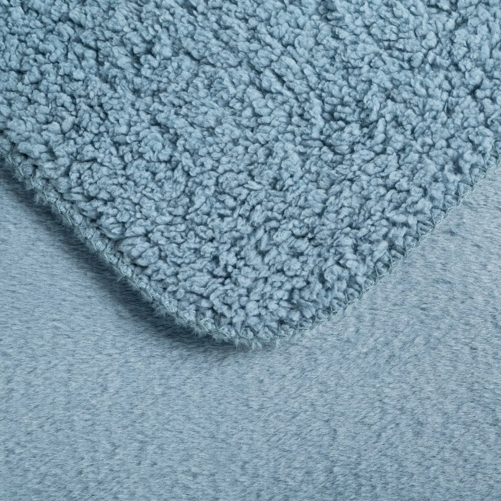 PŘEHOZ NA POSTEL NINA 170X210 CM SVĚTLEMODRÝ
