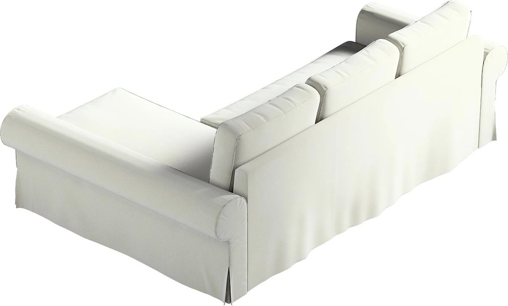 Potah na pohovku IKEA Backabro rozkládací se šezlongem barva zelená látka sametová