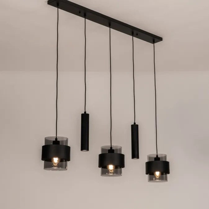 Závěsné svítidlo Retro 70er 5/110 Line Black