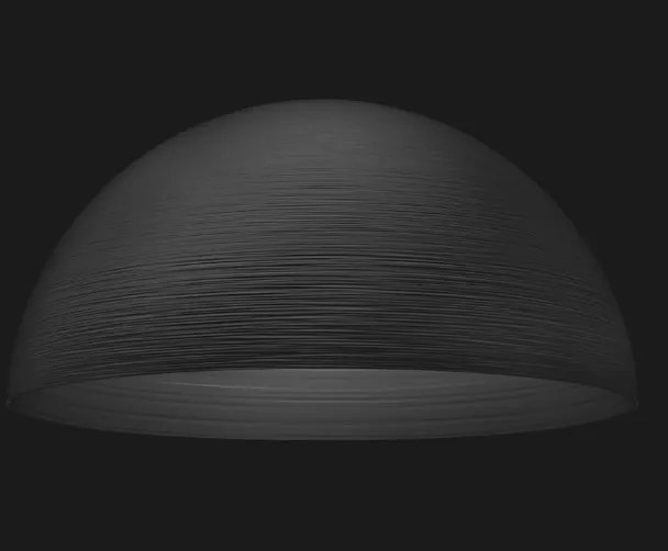 Doxis Dome 900 textured Závěsné led designové svítidlo Barva: Černá matná, Chromatičnost: 4000K Push dim