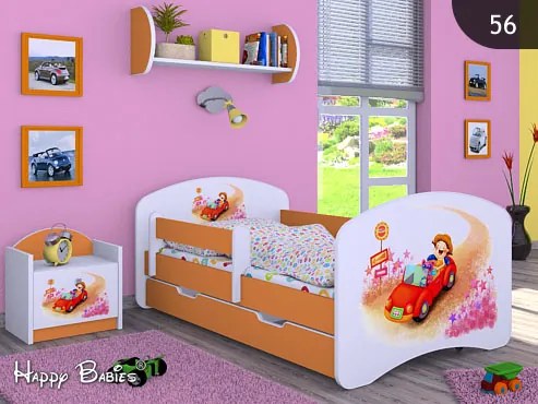 Dětská postel Kevin duo pro DVĚ děti vzor 56 200x90 cm