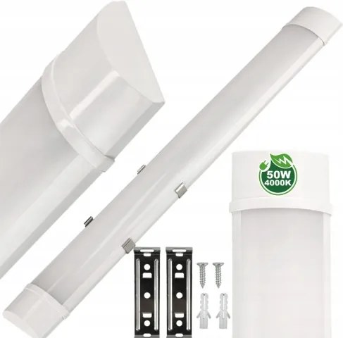 ECOLIGHT LED dílenské svítidlo 150cm - 230V - 50W - IP20 - neutrální bílá