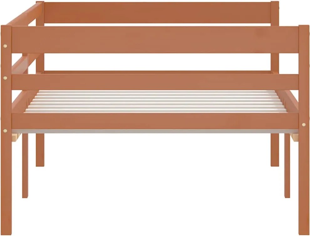 Rám postele medově hnědý masivní borovice 90 x 200 cm 322053