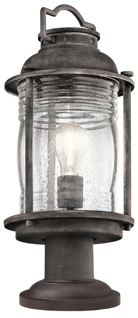 Elstead Venkovní retro lampa Kichler ASHLAND BAY M/1xE27/starý zinek