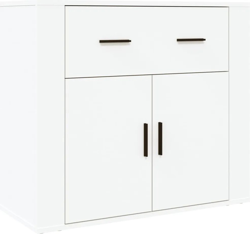 Skříň highboard bílá kompozitní dřevo 3185375