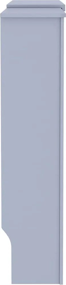 Kryt radiátoru 2 ks Šedá 205 x 20,5 x 81,5 cm Kompozitní dřevo 3403239