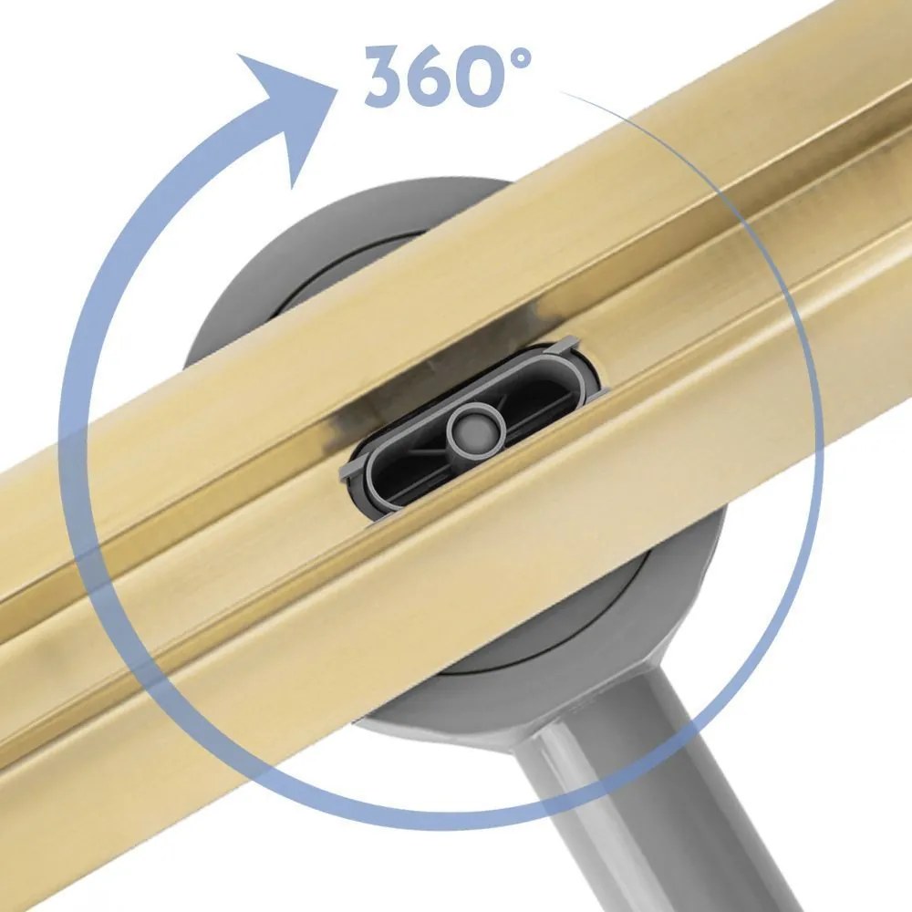 Odtokový žlab REA NEOX SLIM PRO 100 cm, zlatý