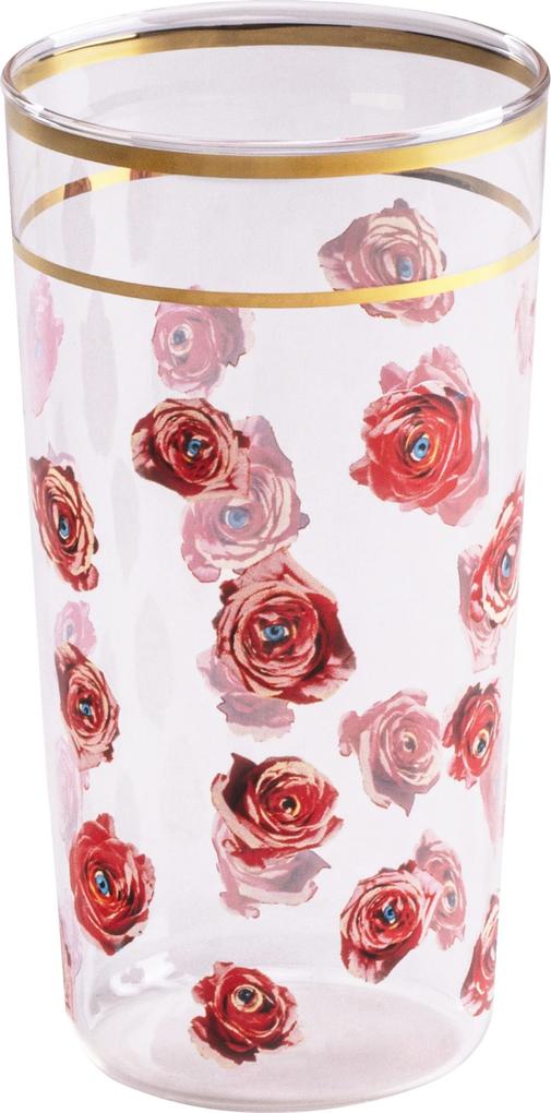 Skleněný pohár Toiletpaper Roses 7 cm