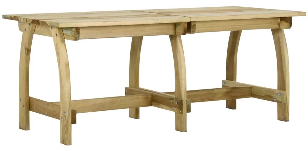 Zahradní stůl 220 x 74 x 75 cm impregnované borové dřevo 318405