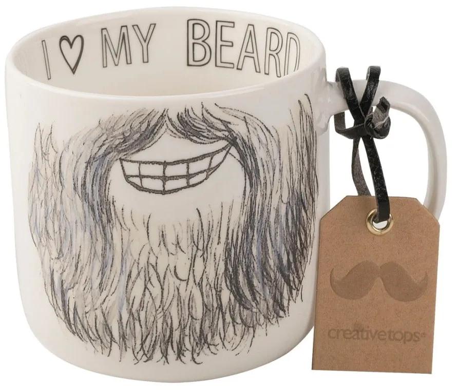 Porcelánový hrnek Creative Tops Core Beard Mug, 450 ml