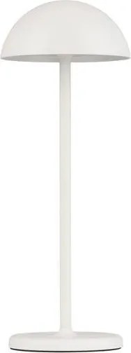 NV 9281380 Venkovní stolní lampa ROSE bílý hliník a akryl LED 1W 3000K 5V DC IP54 vypínač na těle / USB kabel - NOVA LUCE