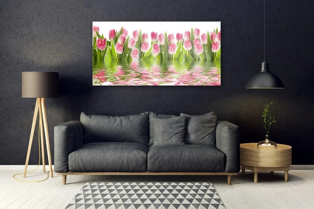 akrylový obraz Tulipány Rostlina Příroda 120x60 cm