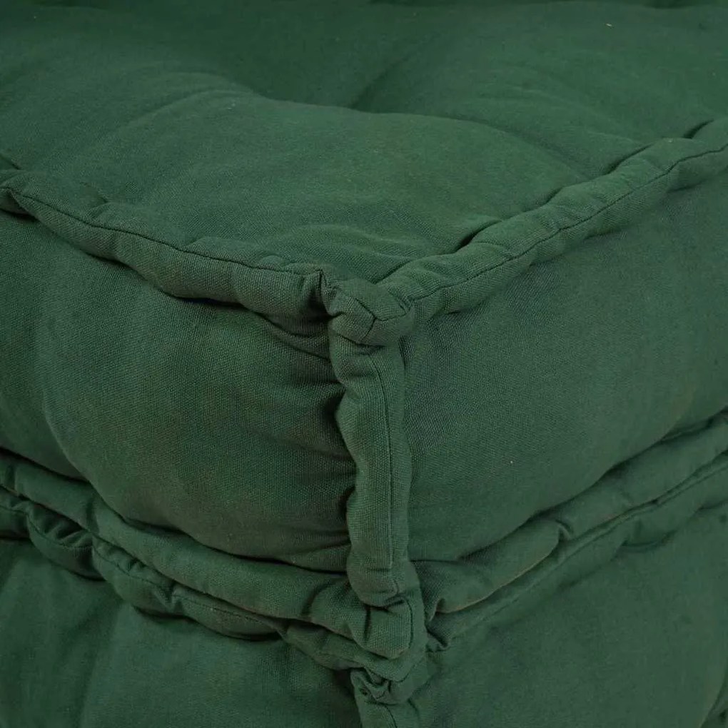 Modulová pohovka 2 ks Textil Zelená 140 x 70 x 36 cm 3315080