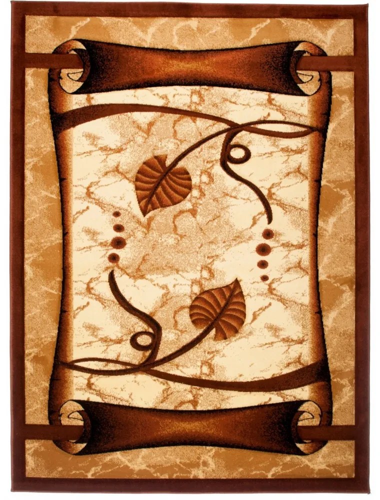 Kusový koberec Pergamen hnědý, Velikosti 70x140cm