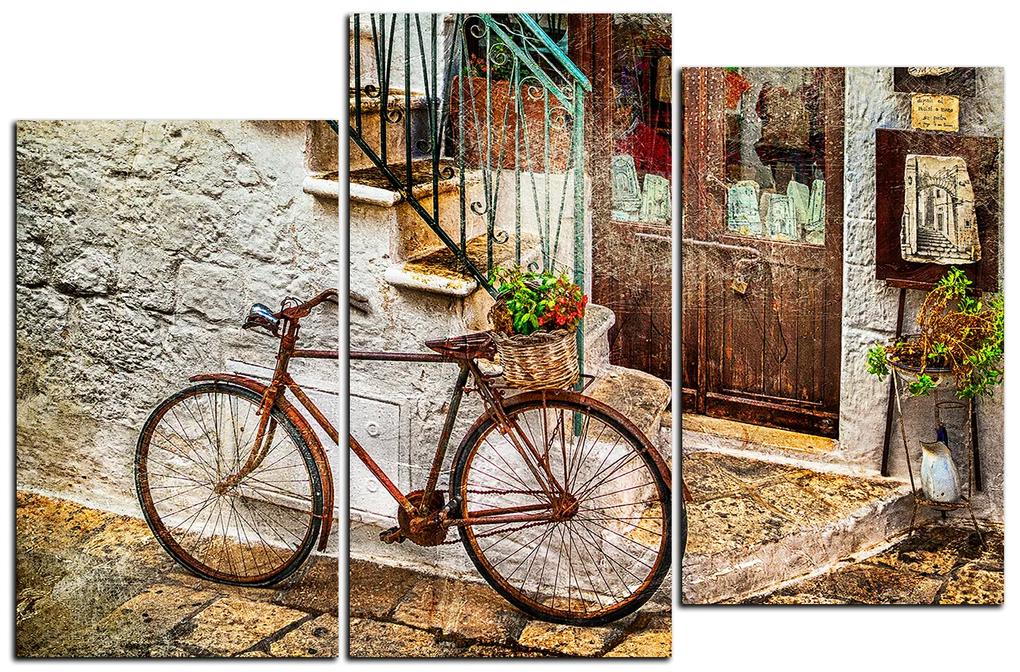 Obraz na plátně - Stará ulice v Itálii 1153C (135x90 cm)