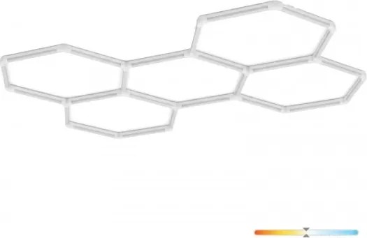 LED Stropní svítidlo HEXLINE LED/216W/230V 4000K 208x300 cm bílá