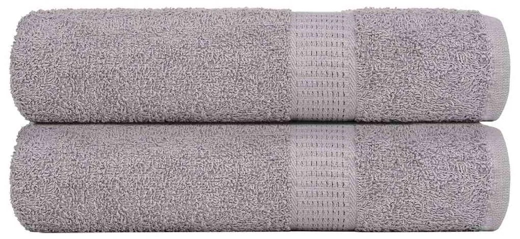Ručníky FROGN 2 ks šedé 50x100 cm 360 g/m² 136830