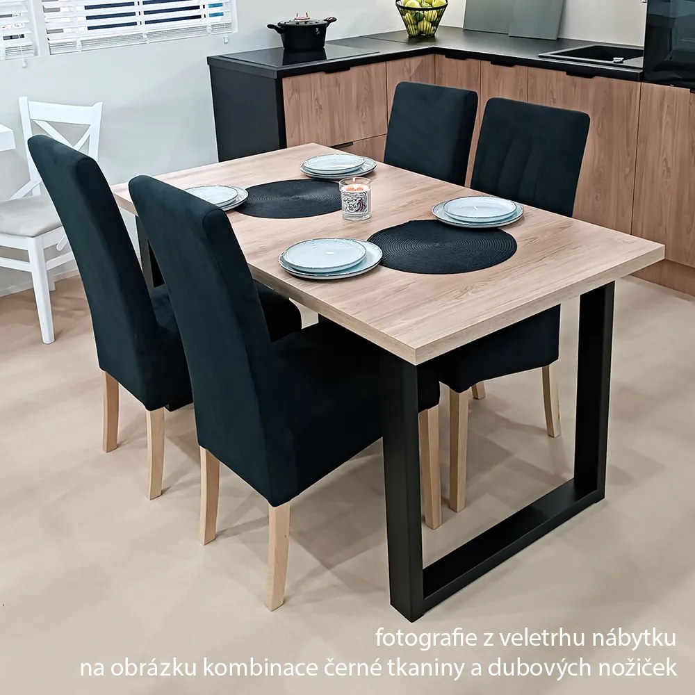Jídelní židle MADRIT | 46 cm | šedá | bílé nohy | VÝPRODEJ z PRODEJNY