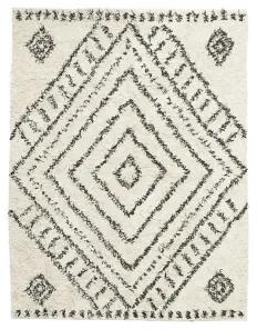 Bavlněný koberec Nubia bílo-černý 210x160 cm House Doctor