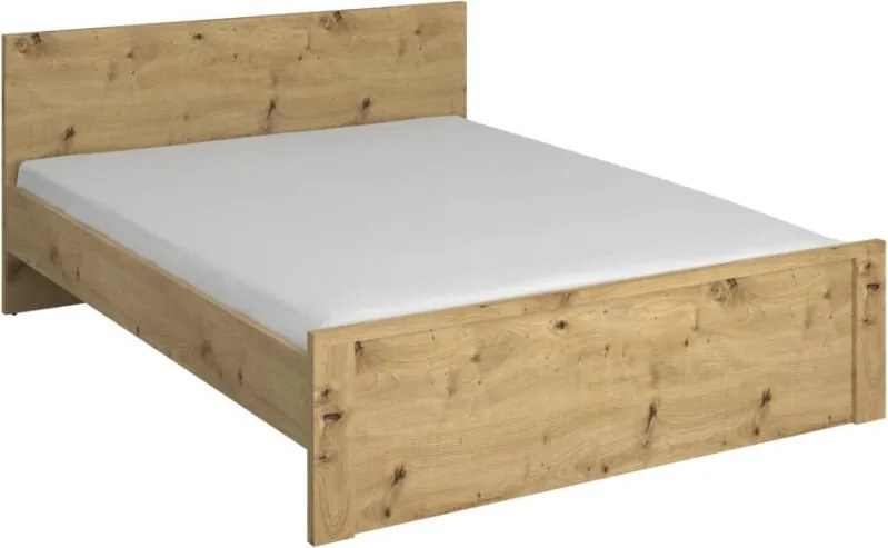 Postel, 160x200, dub artisan, AIRON Kondela 0000374724