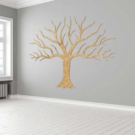 Minimalistický dřevěný Strom života | Moderní dekorace na zeď I SENTOP PR0174