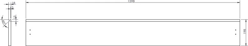Mexen Orio, koupelnová skříňka 160 cm s umyvadlem Otis, 1 zásuvka, bílá lesklá, 91A10-16023-1-BF00-W18M00