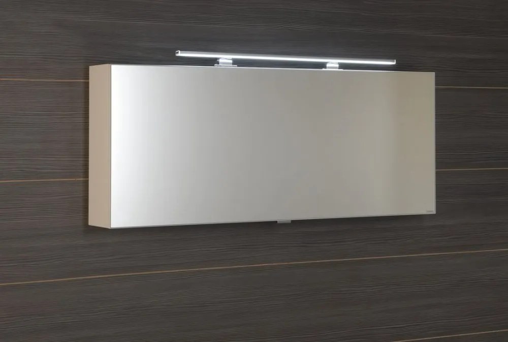 Sapho CLOE galerka s LED osvětlením 120x50x18cm, bílá CE120-0030