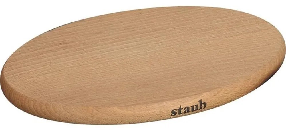 Staub Dřevěná podložka magnetická ovál 15cm